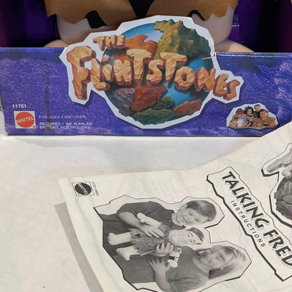 Toys | 1993 Fred Flintstone Talking Figure New In Box Hanna Barbera ...